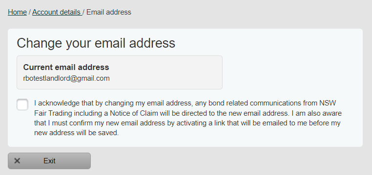 Help Detail - Manage Logon Account Details