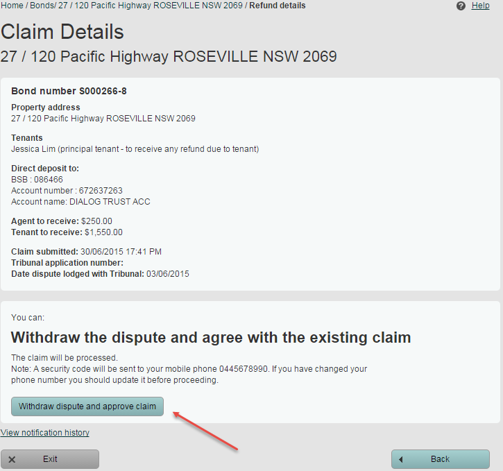 Help Detail - Manage Refunds Claims
