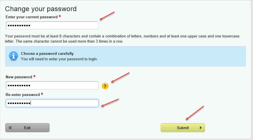 Help Detail - Manage Logon Account Details